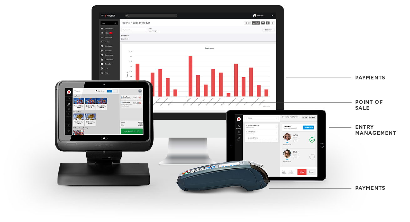 Amusement Park Management, POS & Ticketing Software | ROLLER Software