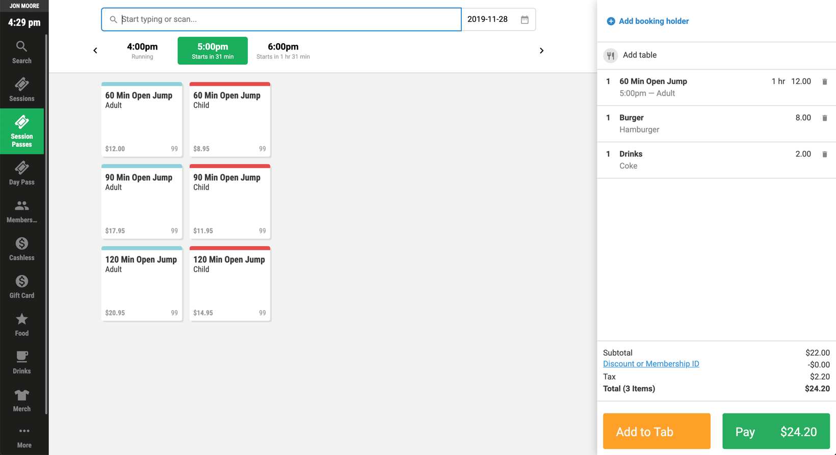 POS smart menus release