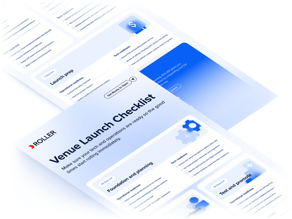 Venue Launch Checklist | ROLLER